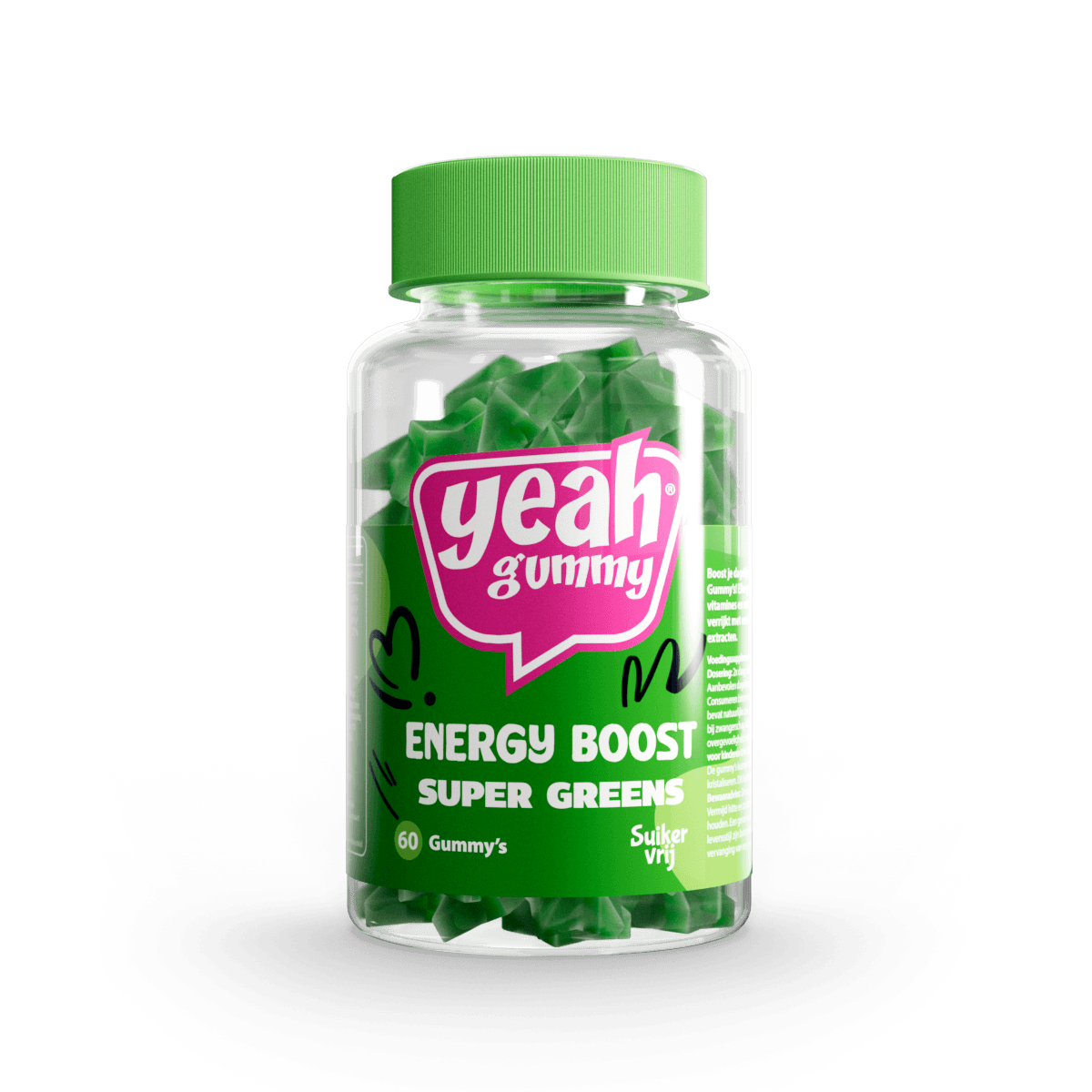 1+1 Gratis | Energy Boost Gummies Kopen? | Vegan | Yeah Gummy